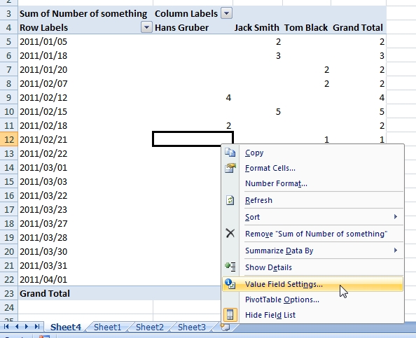 Running Total For Multiple Items Solved By Pivot Table And Line Chart Excel